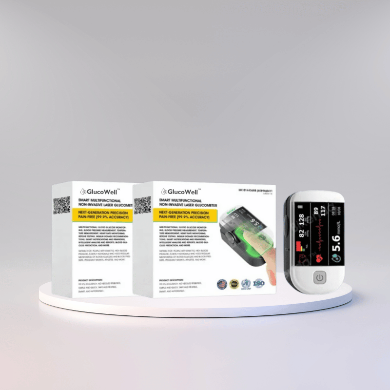 GlucoWell™ - Pain-free blood sugar testing – quick and completely strip ...